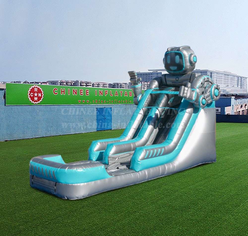 T8-4555 Robot water slide - Chinee Inflatable Factory