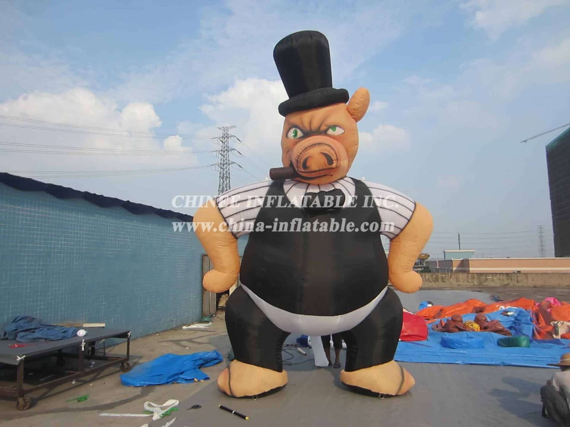 Cartoon2-111 The Pig Inflatable Cartoons - Chinee Inflatable