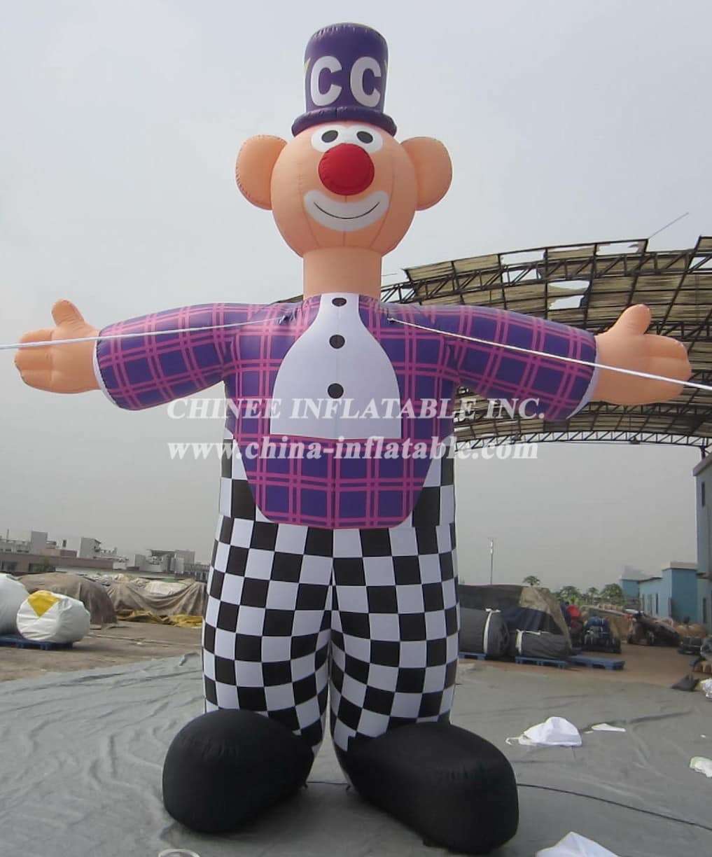 Cartoon1-534 Happy Clown Inflatable Cartoons - Chinee Inflatable
