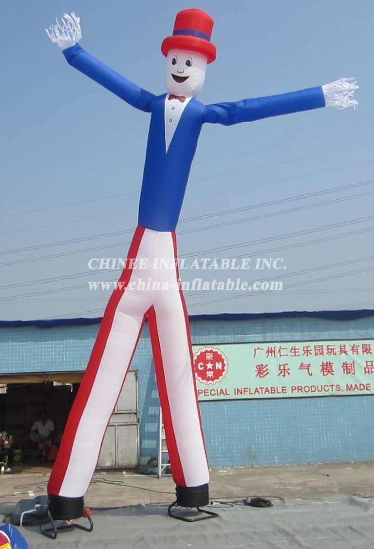 D2-18 Air Dancer Inflatable Tube Man With Hat - Chinee Inflatable