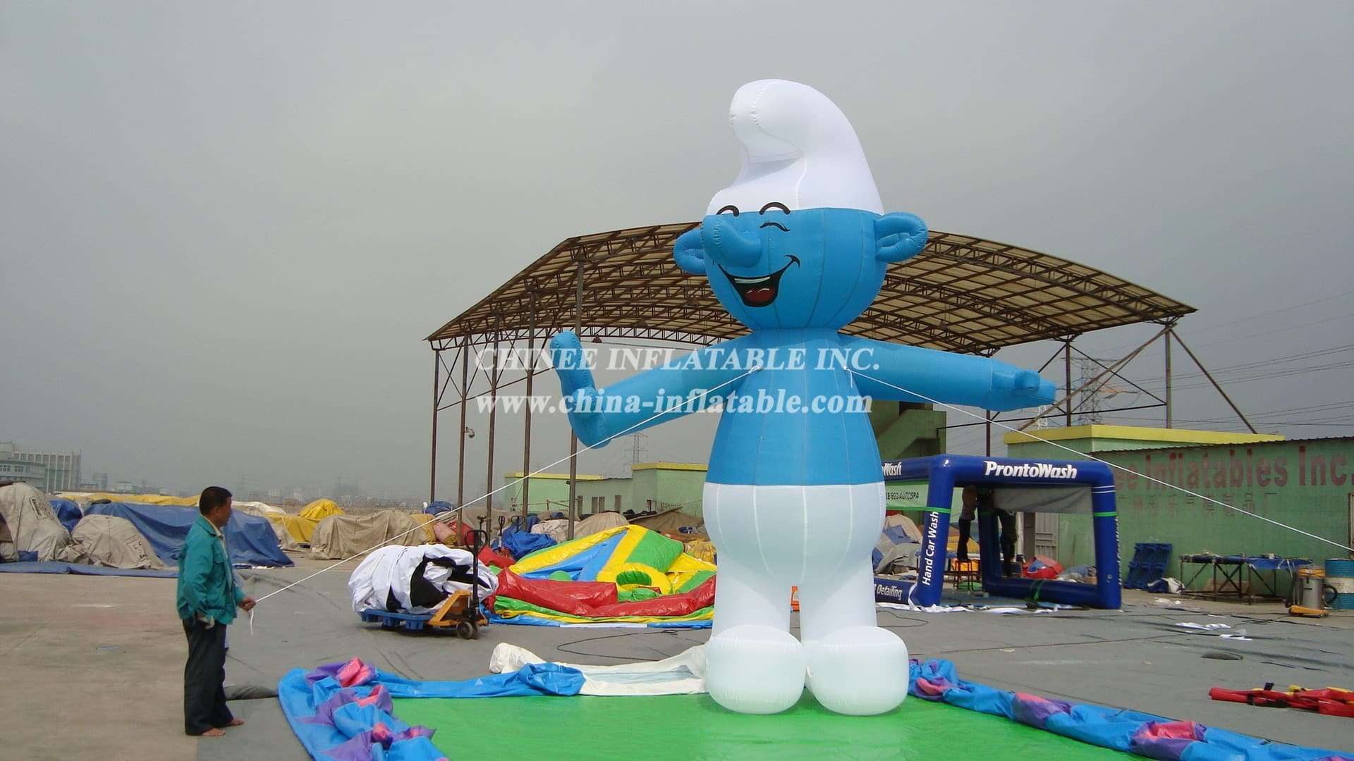 Cartoon1-723 The Smurfs Inflatable Cartoons - Chinee Inflatable