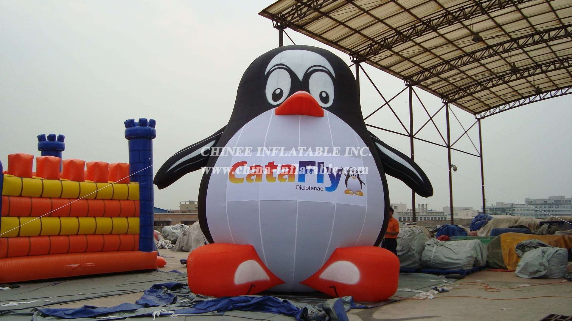 Cartoon1-707 Penguin Inflatable Cartoons - Chinee Inflatable