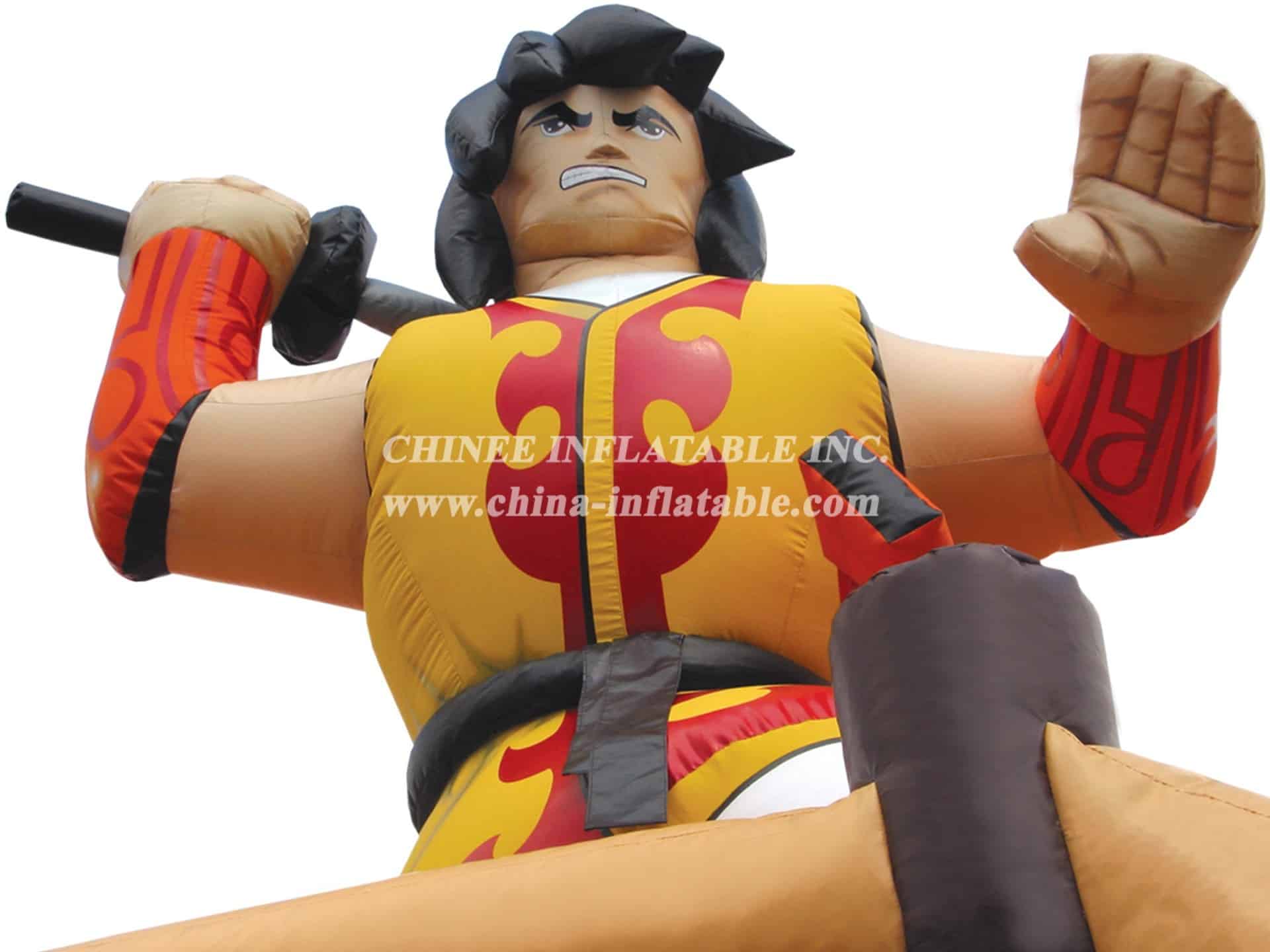 GS2-009 Giant Slide Samurai Temple - Chinee Inflatable