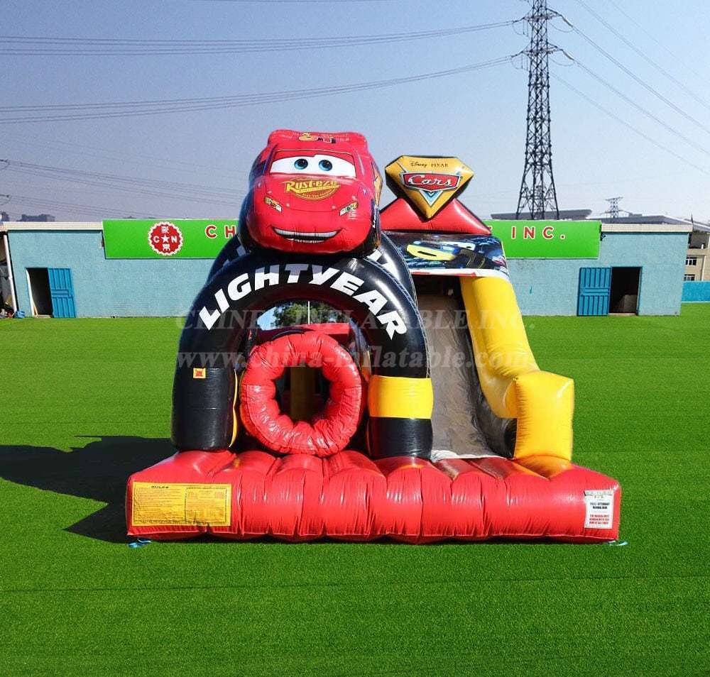 T7-2000 Cars Challenge Obstacle Course - Chinee Inflatable