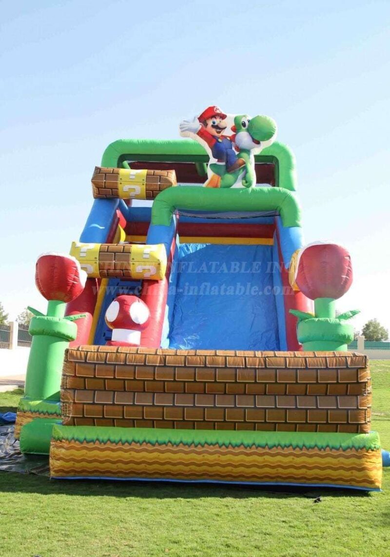 T8-4019 SUPER MARIO SLIDE - Chinee Inflatable Factory