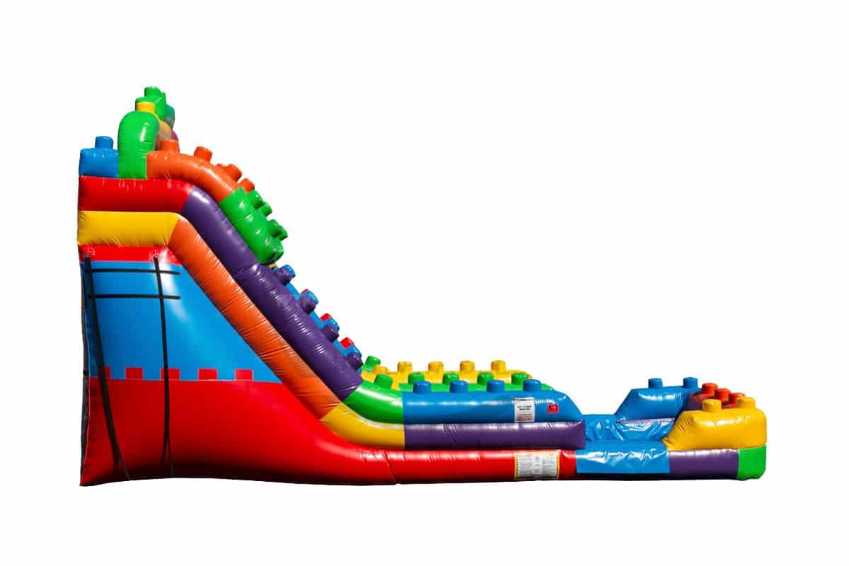 T8-4025 18 Ft Lego Slide - Chinee Inflatable