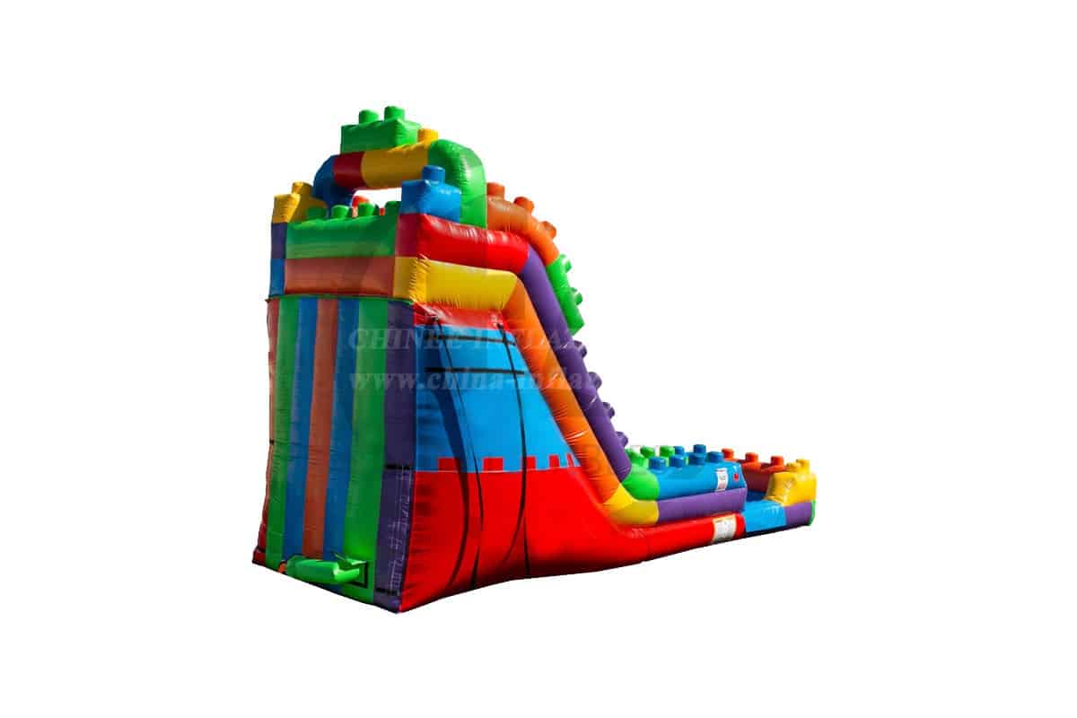 T8-4025 18 Ft Lego Slide - Chinee Inflatable