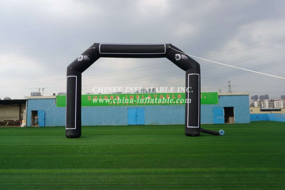 Arch2-393 Inflatable Black Arch - Chinee Inflatable