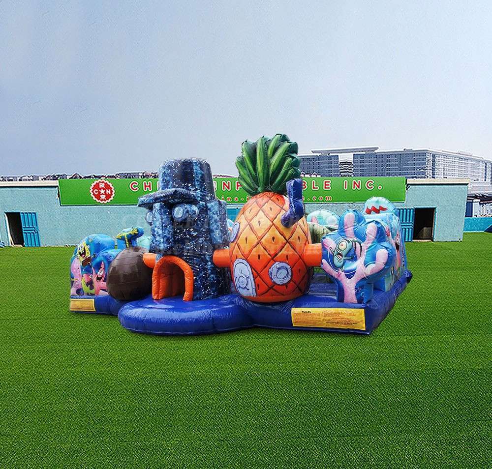 T2-4374 Spongebob Park - Chinee Inflatable
