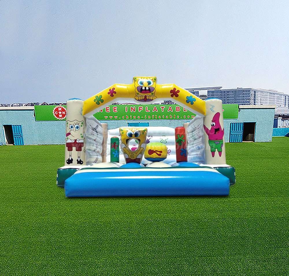 T2-4379 Spongebob Jumping Castle - Chinee Inflatable