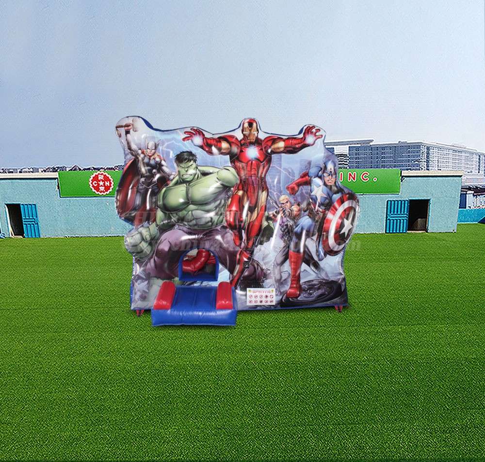 T2-4489 Marvel Avengers Bouncy Castle - Chinee Inflatable