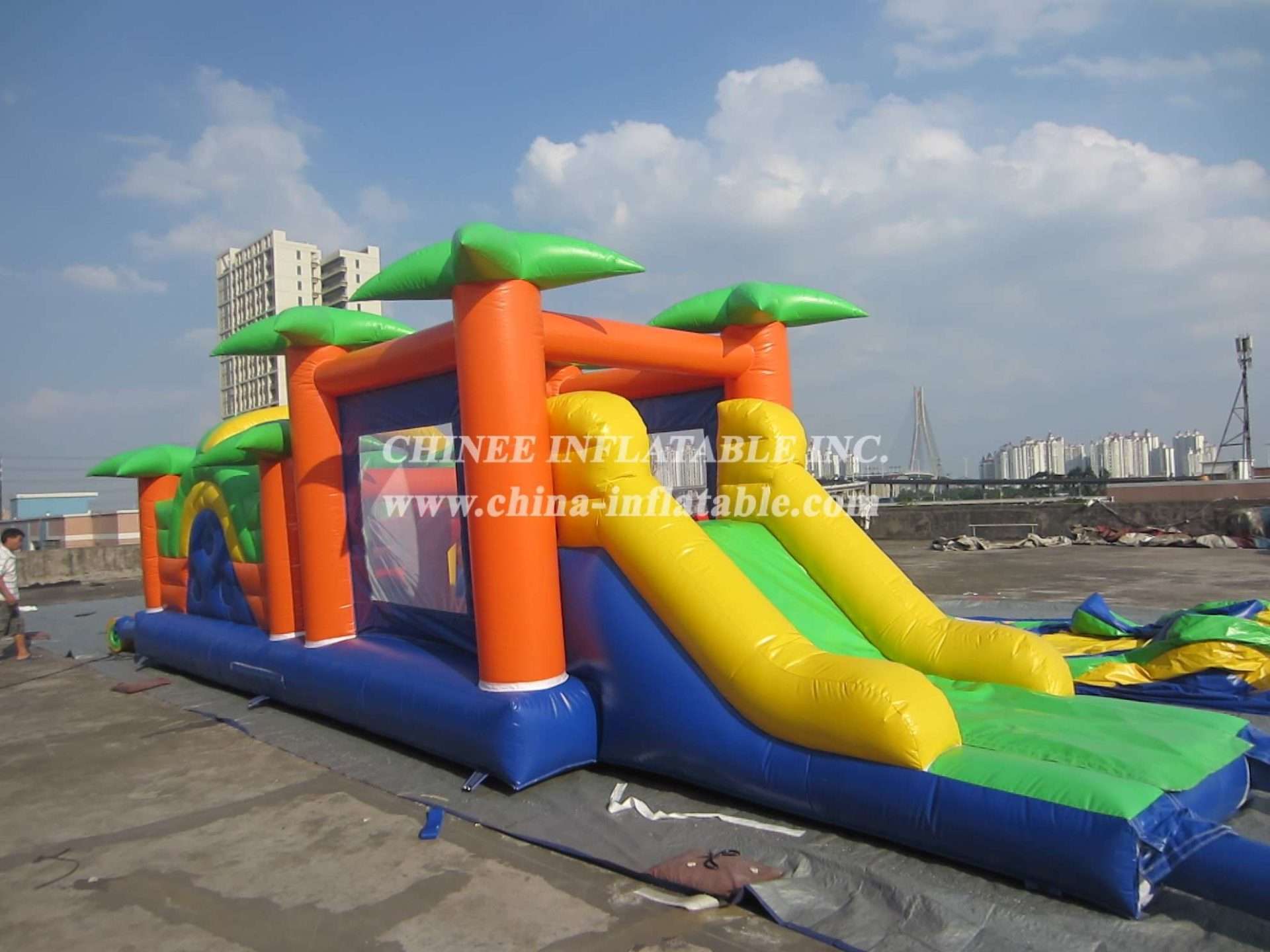 T7-207 Giant Inflatable Obstacles Courses - Chinee Inflatable Factory
