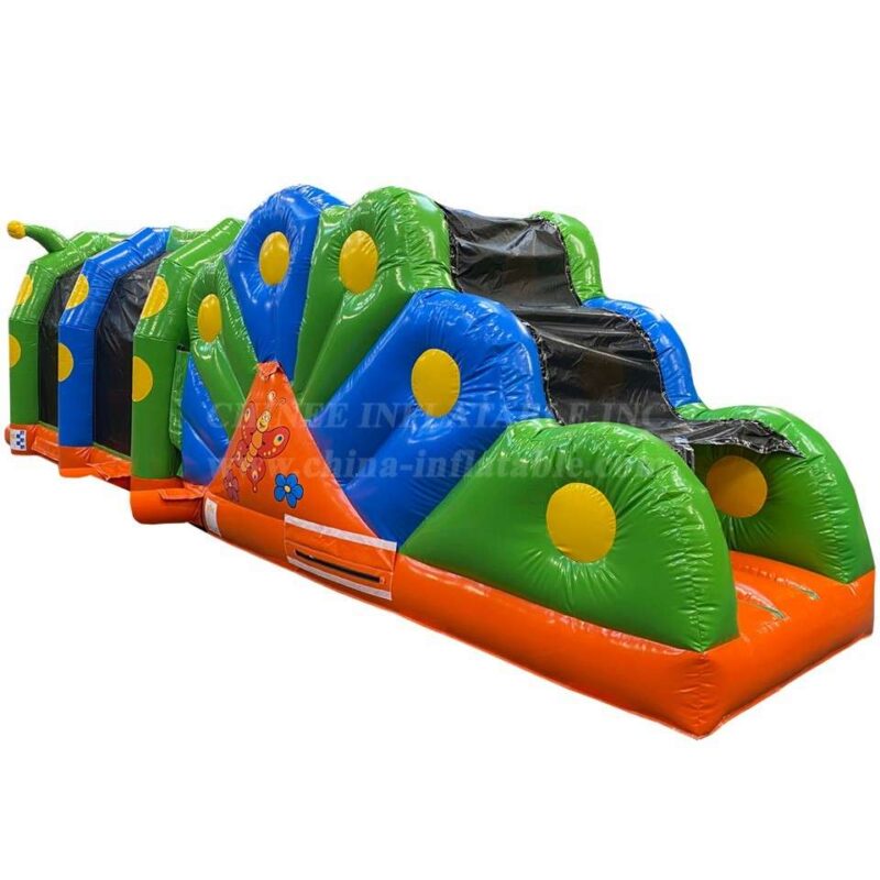 T7-1421 Caterpillar Run - Chinee Inflatable