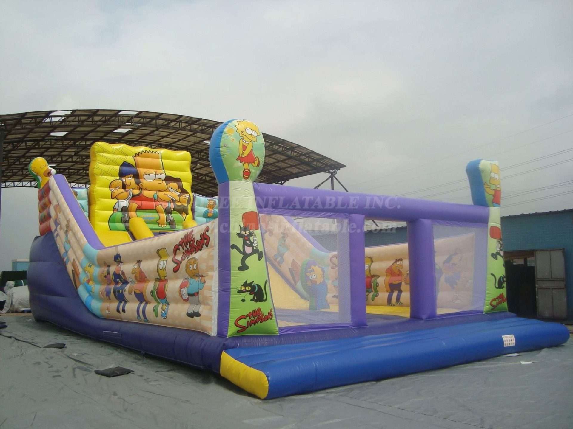 T8-4164 The Simpsons Slide - Chinee Inflatable