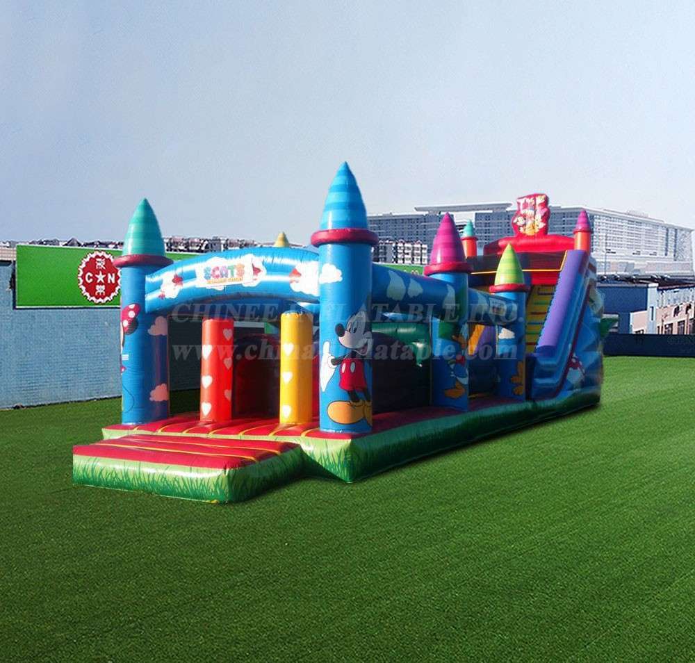 T7-1438 Disney Mickey Mouse Obstacle Courses - Chinee Inflatable