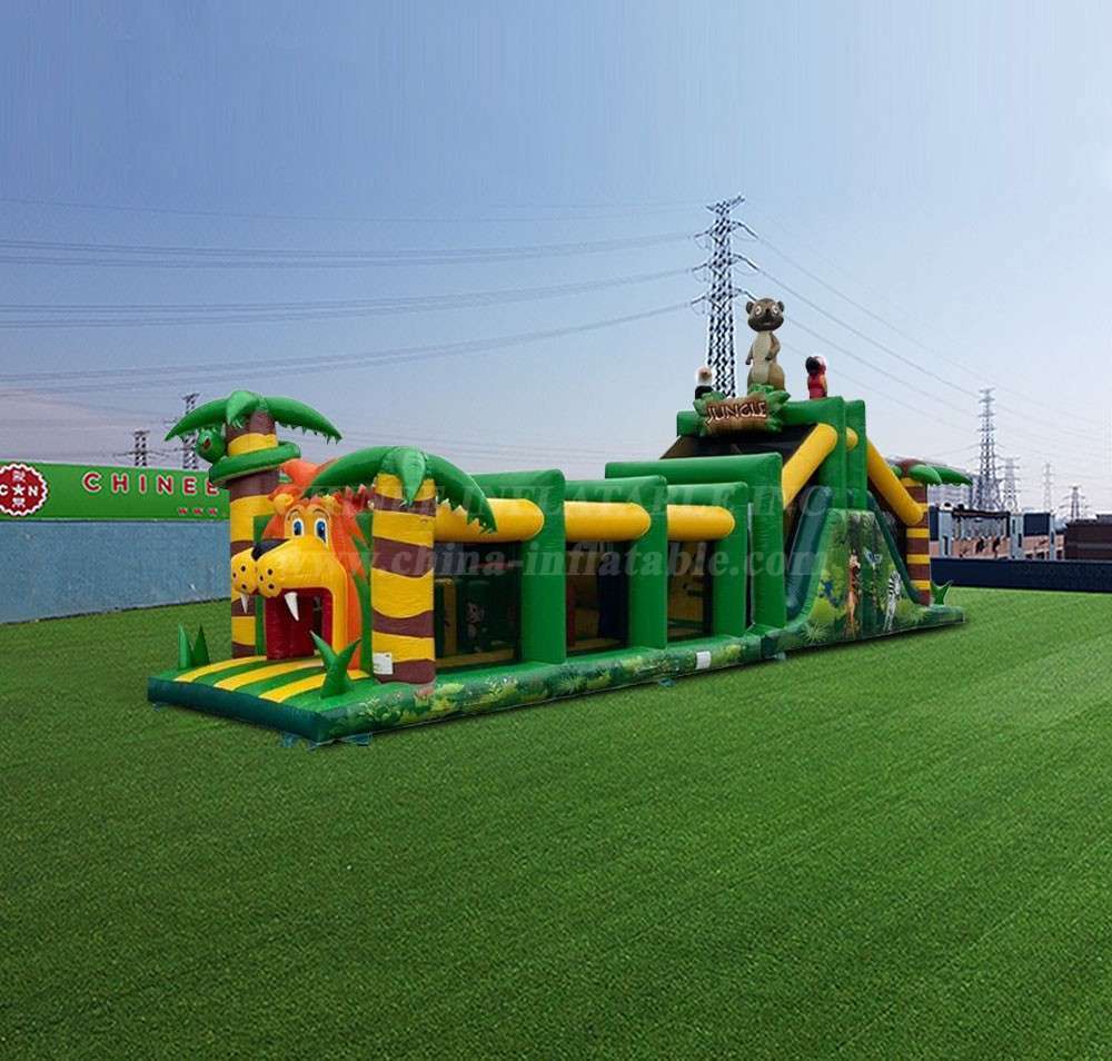 T7-1489 Jungle Obstacle Courses - Chinee Inflatable