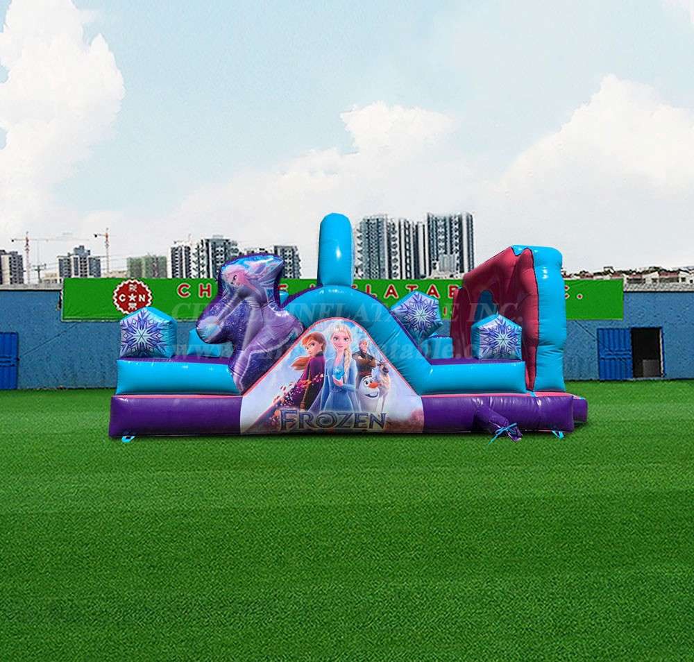 T7-1518 Disney Frozen Obstacle Course - Chinee Inflatable