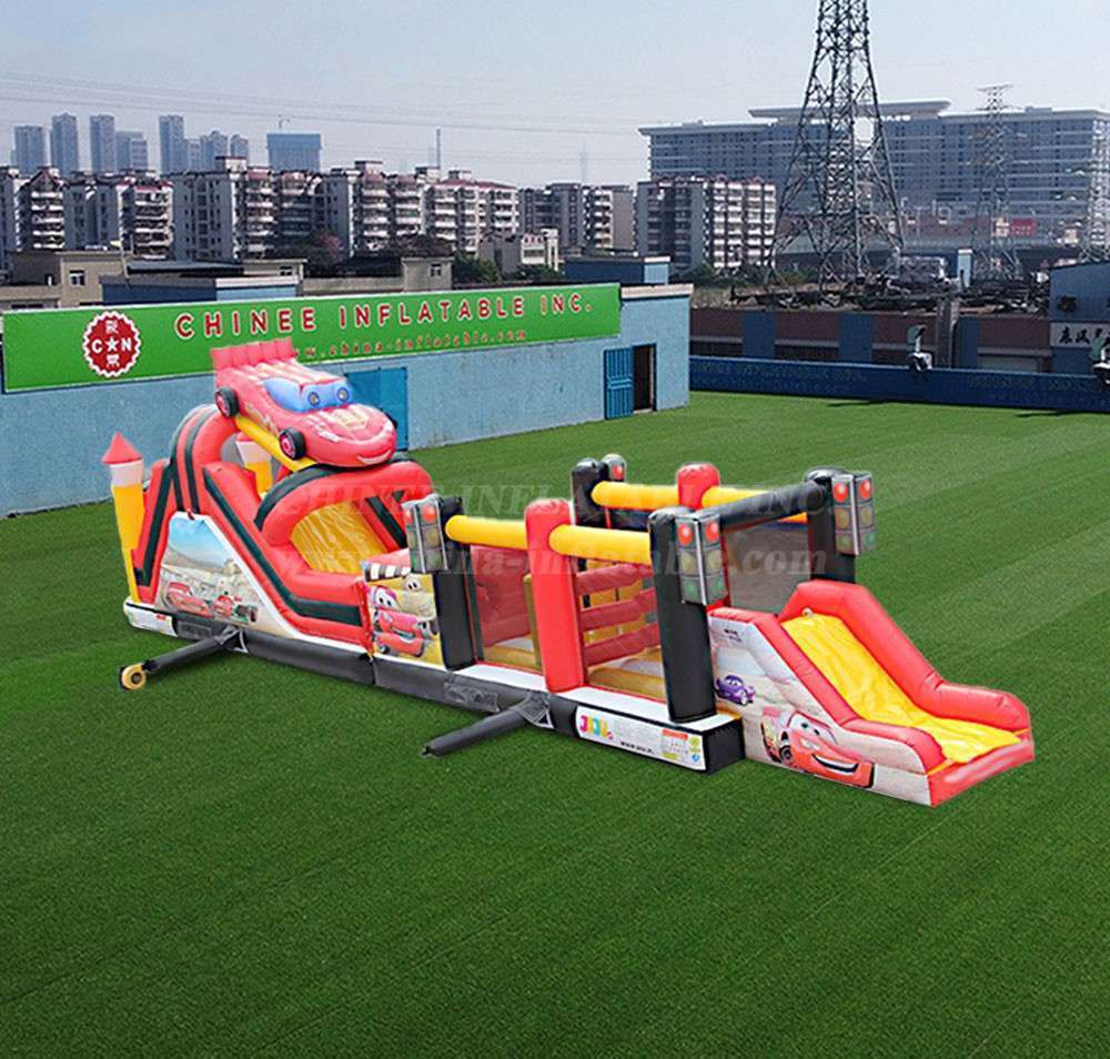 T7-1805 Disney Cars Obstacle Courses - Chinee Inflatable