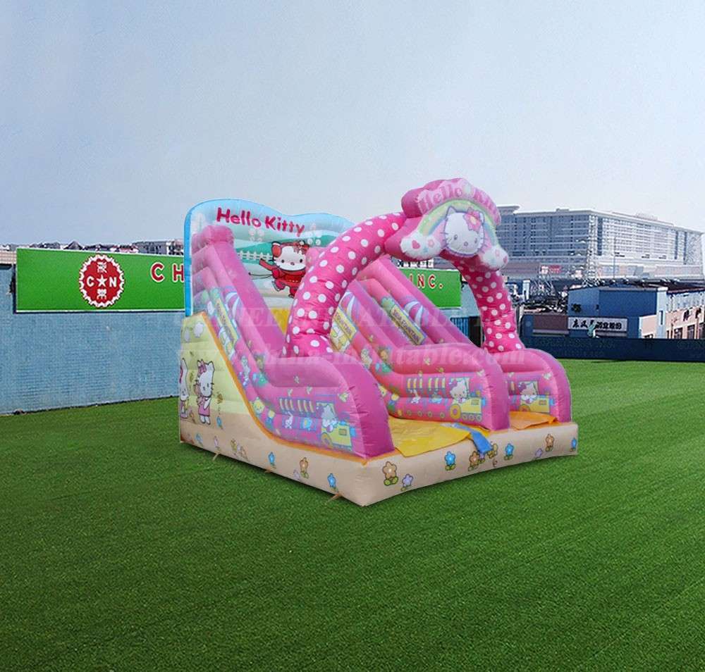 T8-4196 Hello Kitty Inflatable Slide - Chinee Inflatable