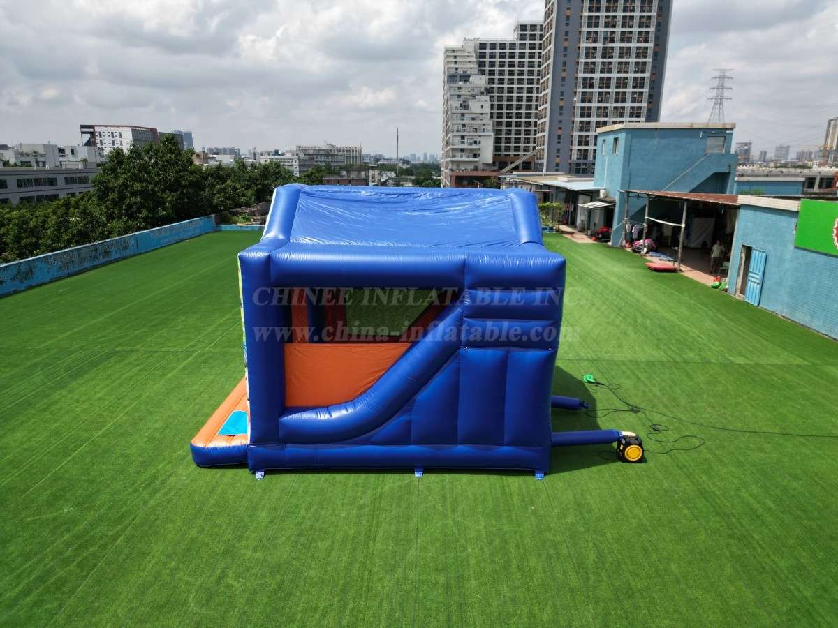 T2-8111 Blippi Wonders Bouncy Castle With Slide - Chinee Inflatable