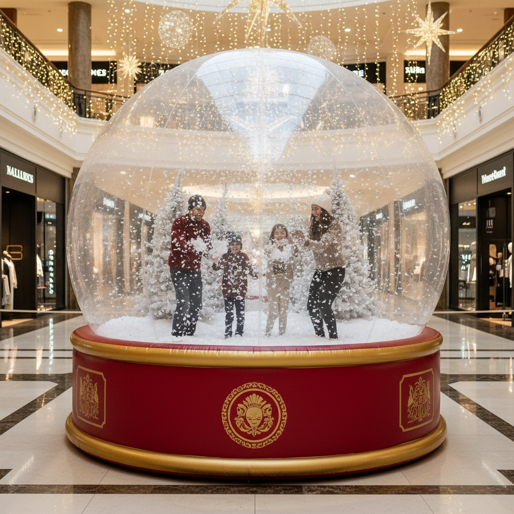 Giant Inflatable Snow Globes: Viral Photo Ops for Malls & Events