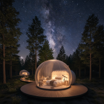 Launching a Glamping Business with Inflatable Bubble Tents
